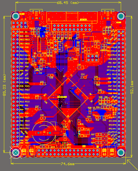 【AD作品】STM32F103ZET6 mini原理图+PCB，可直接打样_stm32f103 ad元件图-CSDN博客