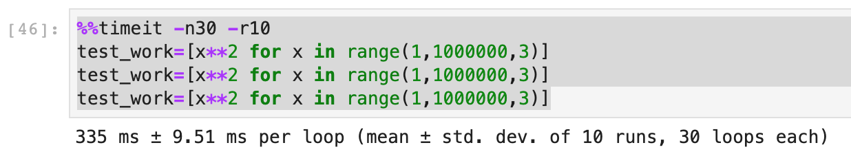 IPython（jupyter环境）中的”魔法“命令 %time,%timeit,%%time,%%timeit_time%1-CSDN博客