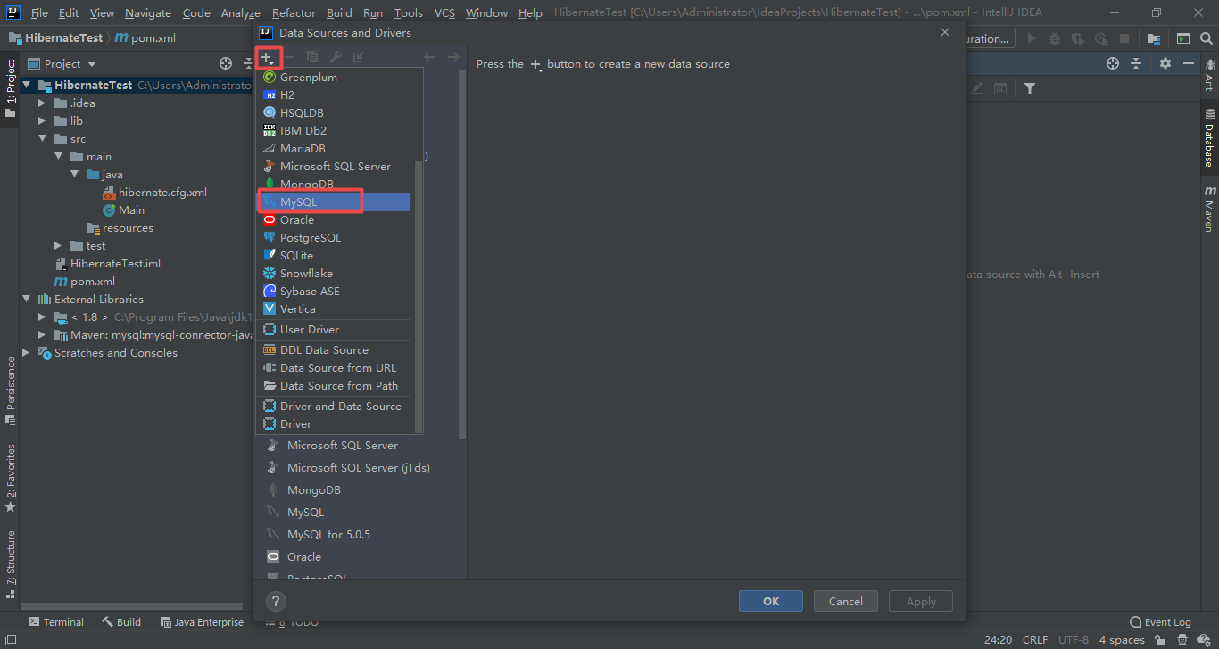 IDEA使用Hibernate框架的详细入门教程（附源码）_idea hibernate-CSDN博客