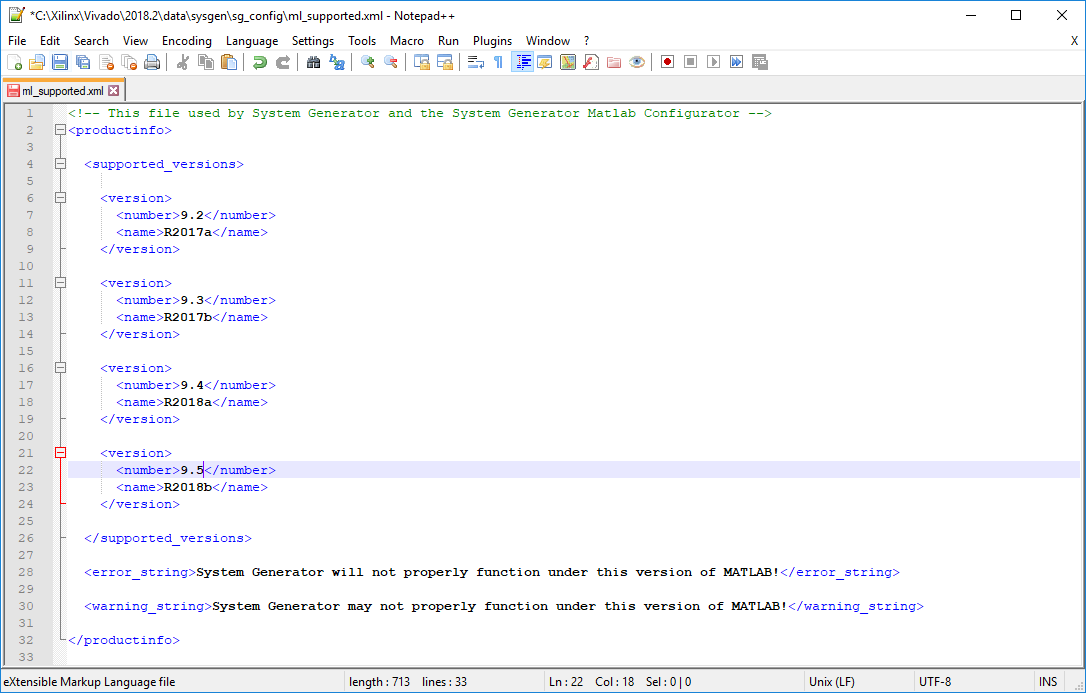 Vivado System Generator 不支持新版Matlab 解决办法_vivado2018.3不支持matlab2022-CSDN博客