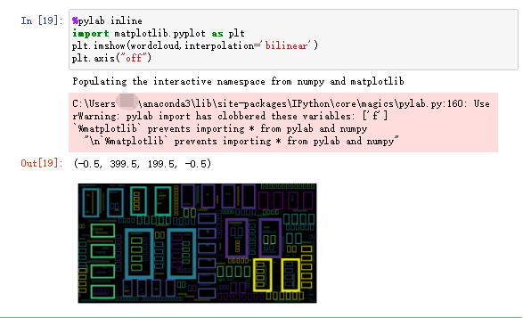 python 绘制词云（一）（展示词云）_python画出词云以后怎么让他显示出来-CSDN博客