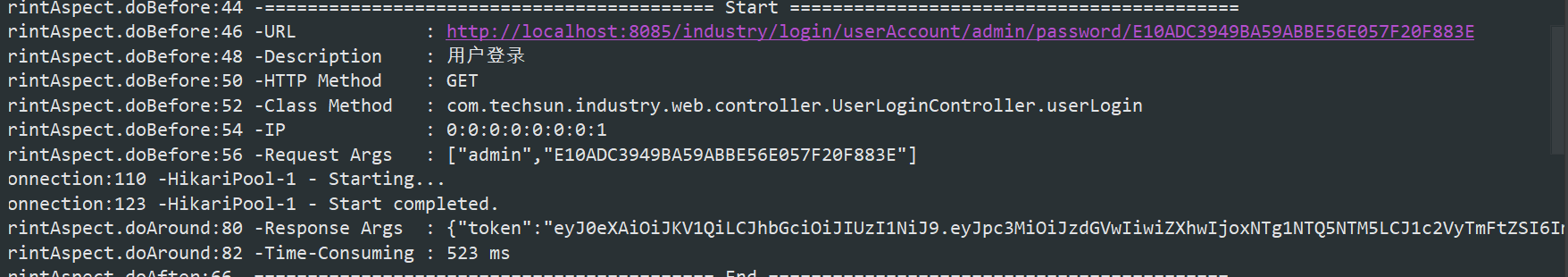 SpringBoot项目优雅日志打印请求参数及返回参数_springboot输出请求参数和返回结果-CSDN博客