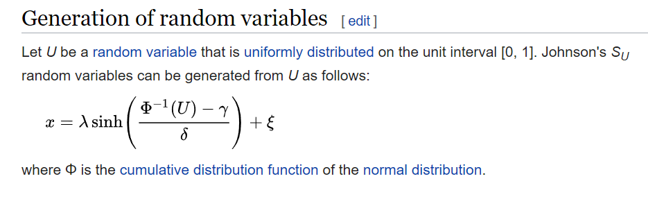 Johnson's SU-distribution_约翰逊分布的三种类型-CSDN博客