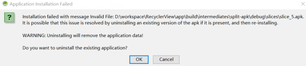 往Android Studio中导入项目时遇到Installation failed with message Invalid File问题-CSDN博客