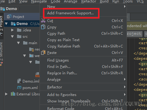 IDEA添加spring框架支持_idea spring support-CSDN博客