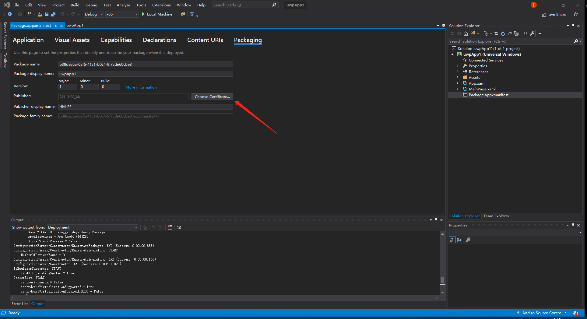 vs studio2019 创建证书pfx_如何在vs中为软件发布制作pfx证书-CSDN博客