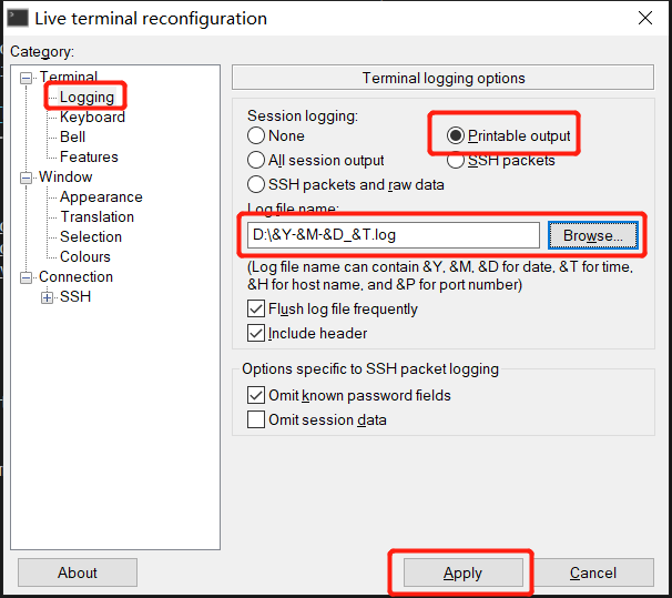 mobaxterm recording session logs - Programmer Sought