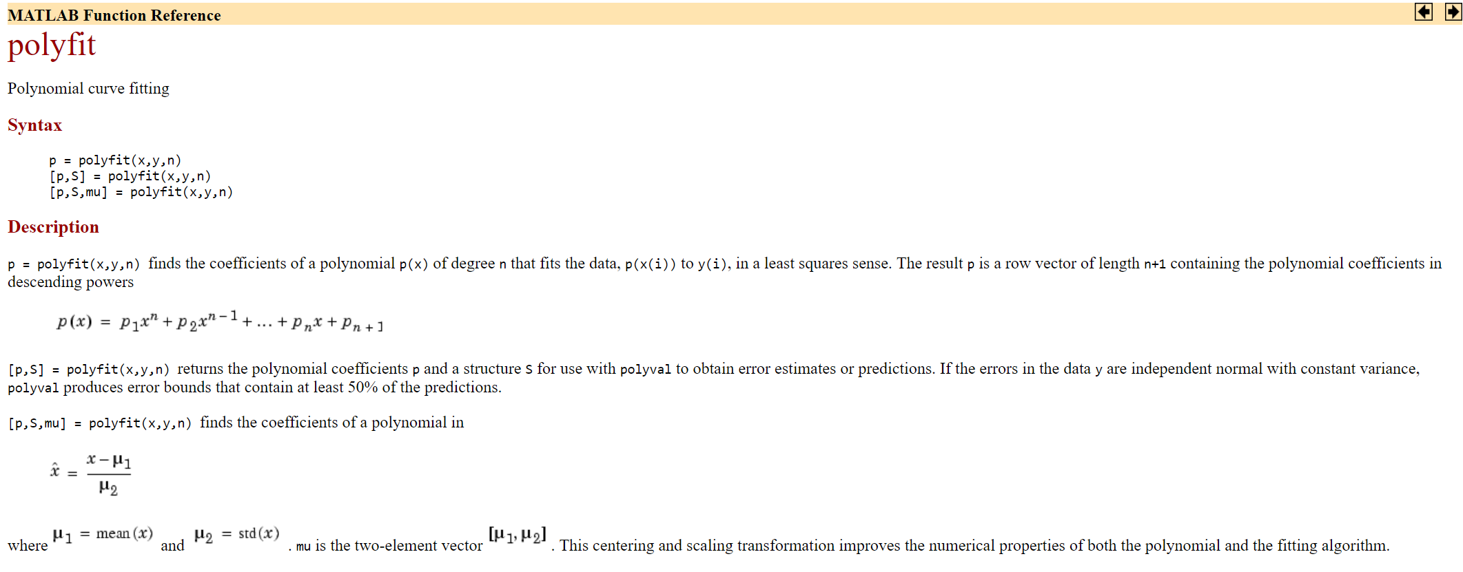 3月24 matlab函数polyfit(x,y,n)分析_polyfit函数原理-CSDN博客