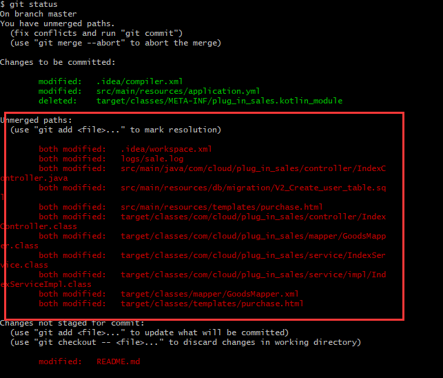 解决冲突! [rejected] master -> master (non-fast-forward) error: failed to push some refs to ...