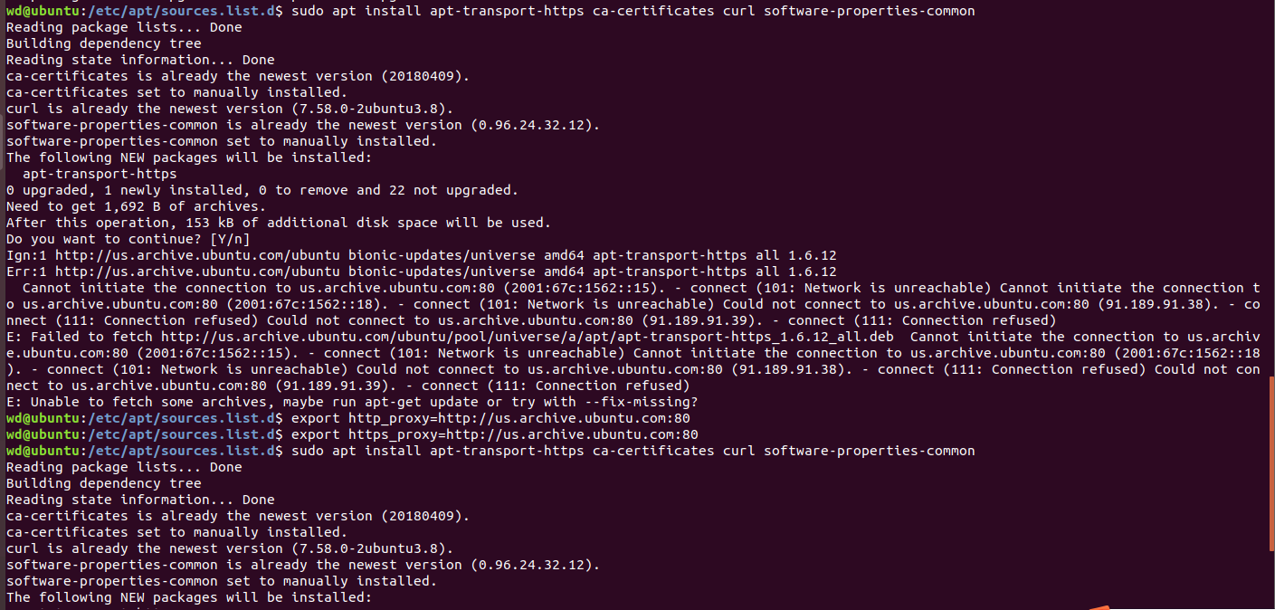 安装程序，报connect (101: Network is unreachable) Connection refused-CSDN博客