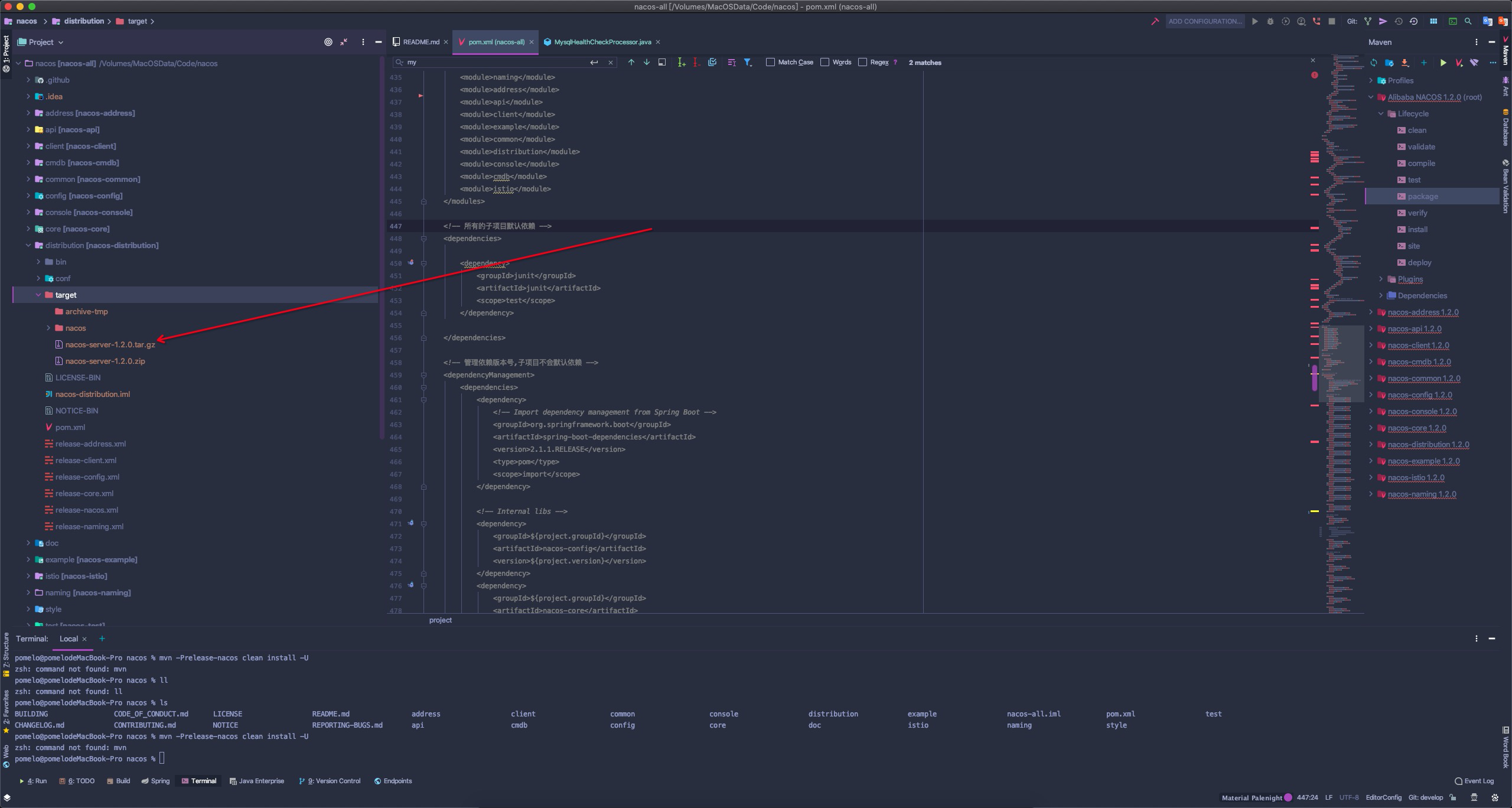 关于docker安装nacos1.2.0 连接mysql8.0.19 报错无法启动问题_docker启动nacos.jar报错_pomelo苦 ...