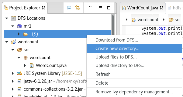 在Linux下的eclipse中创建一个MapReduce工程_linux下用eclipse编写mapreduce-CSDN博客