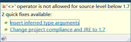 operator is not allowed for source level below 1.7的正确解法_ ' operator is not allowed for source ...