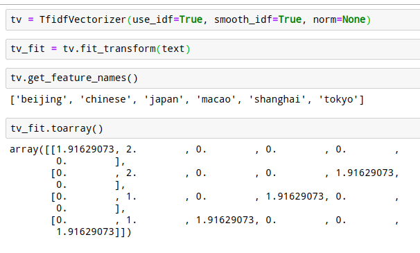 sklearn-TfidfVectorizer 计算过程详解_tfidfvectorizer详解-CSDN博客