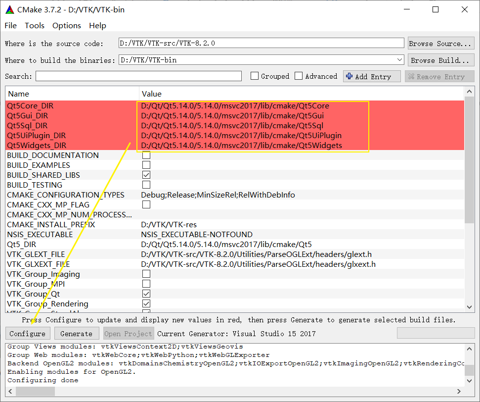 VS2017 & VTK8.2 & QT5.14.0环境配置_vtk8.2 qt 例子-CSDN博客