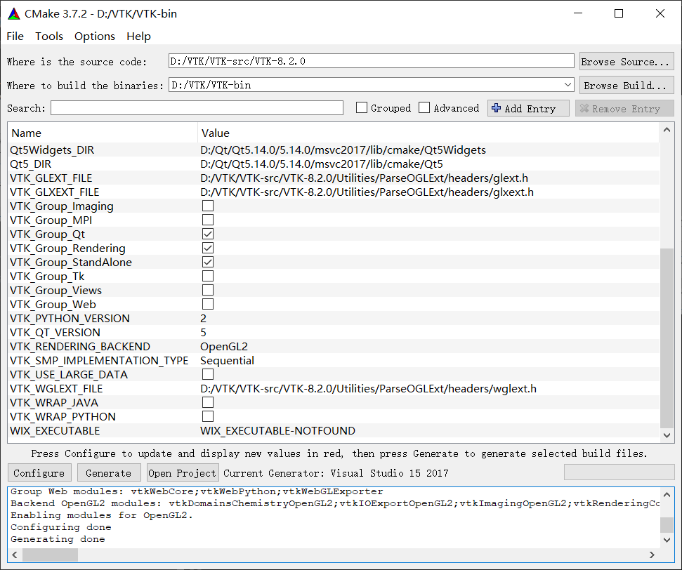 VS2017 & VTK8.2 & QT5.14.0环境配置_vtk8.2 qt 例子-CSDN博客