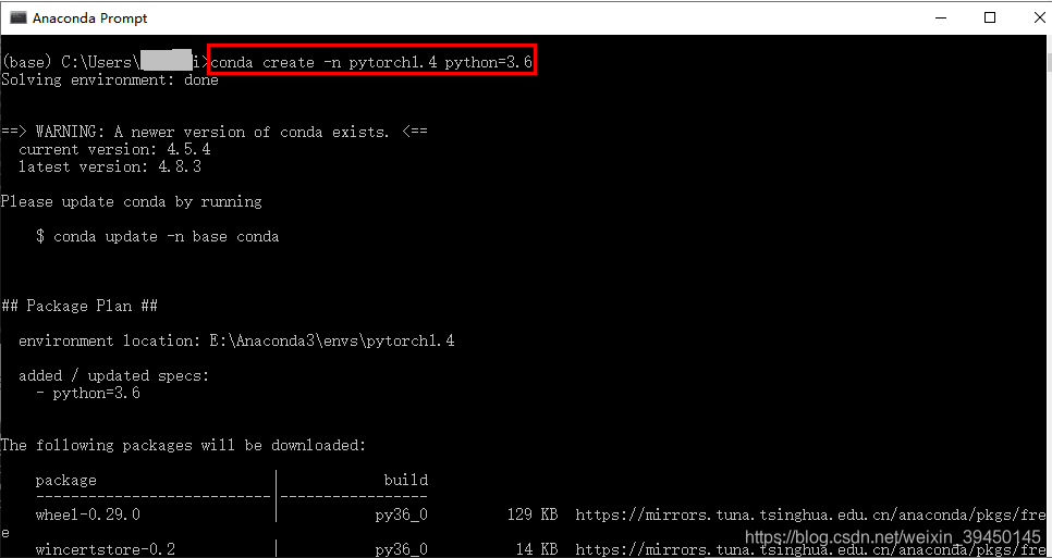 Pytorch1 4安装(anaconda3 Python3 6 Cpu版本) Csdn博客