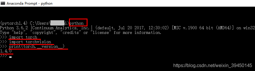 Pytorch1 4安装(anaconda3 Python3 6 Cpu版本) Csdn博客