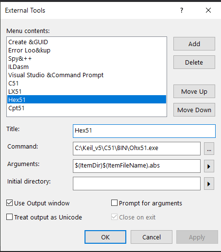 在Visual Studio 2019中配置出C51单片机开发环境_vs2019开发51单片机程序-CSDN博客