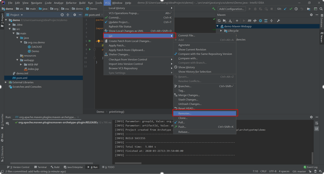 IDEA使用Gitee来创建远程仓库_在gitte上共享项目 仓库名和远程填什么-CSDN博客