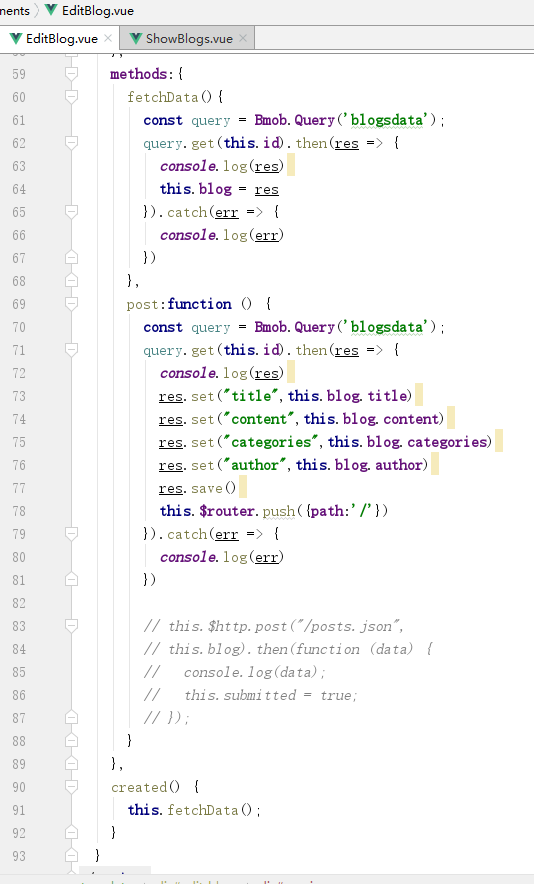 用Vue在Bmob后端云上搭建的个人博客_bmob 部署vue-CSDN博客