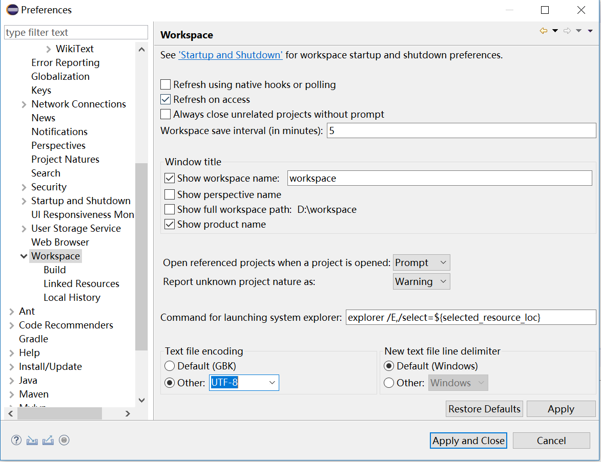 eclipse中保存Java文件时出现错误：Save could not be completed. Try File > Save As... if the problem persists ...