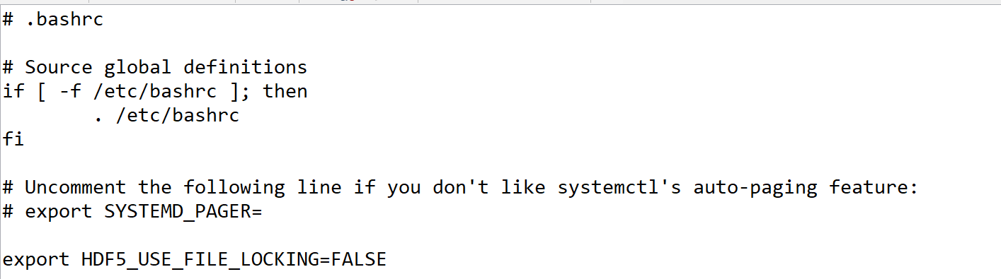 OSError: Unable to open fle (unable to lock file, errno = 37, error message = 'No locks ...