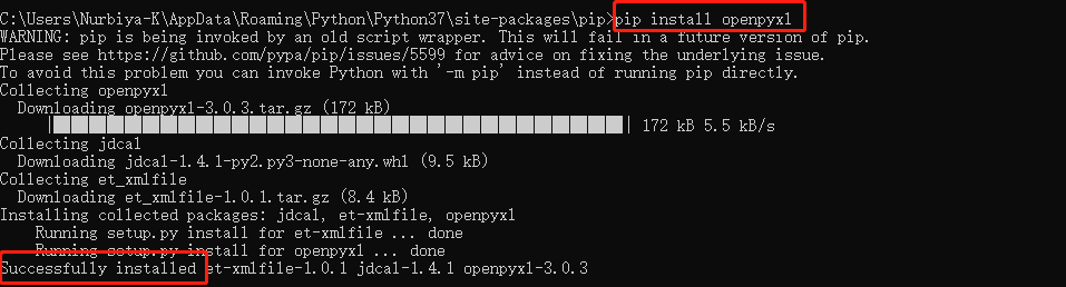 pycharm 安装库失败（cmd安装方法）ERROR: Exception: Traceback (most recent call last):_cmd下载函数库出现exception错误 ...