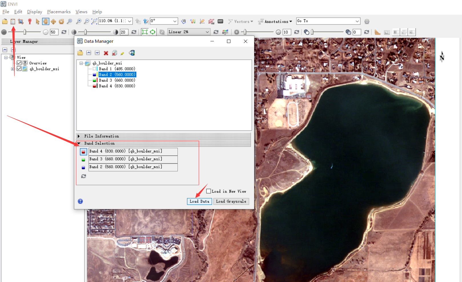 ENVI入门系列教程---一、数据预处理---1.1基本操作--5.x以后的界面（新界面）_envi 教程_胡侃有料的博客-CSDN博客
