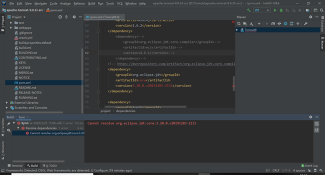 解决Cannot resolve org.eclipse.jdt:core问题_代码扫描 org.eclipse.jdt.core code=4 could not retriev-CSDN博客