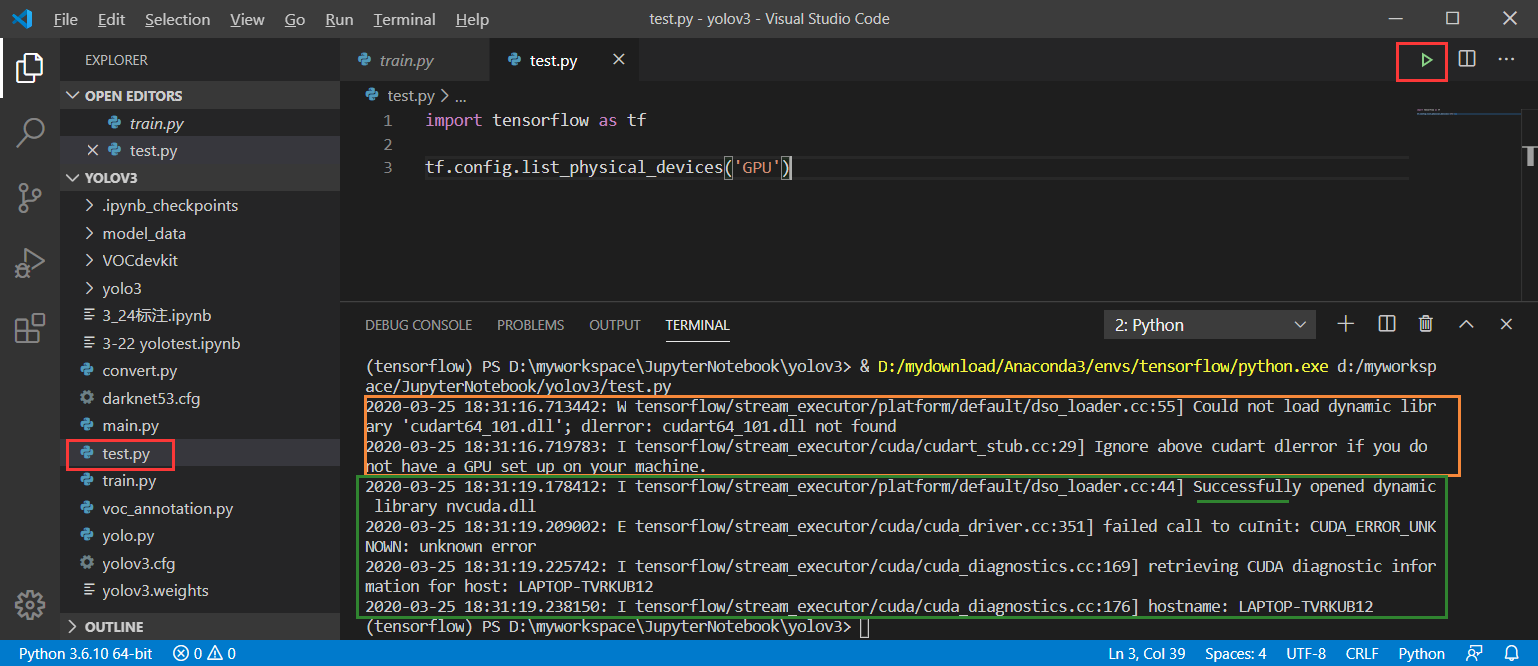 【GPU】win10 (1050Ti)+anaconda3+python3.6+CUDA10.0+tensorflow-gpu2.1.0_1050ti cuda capability-CSDN博客