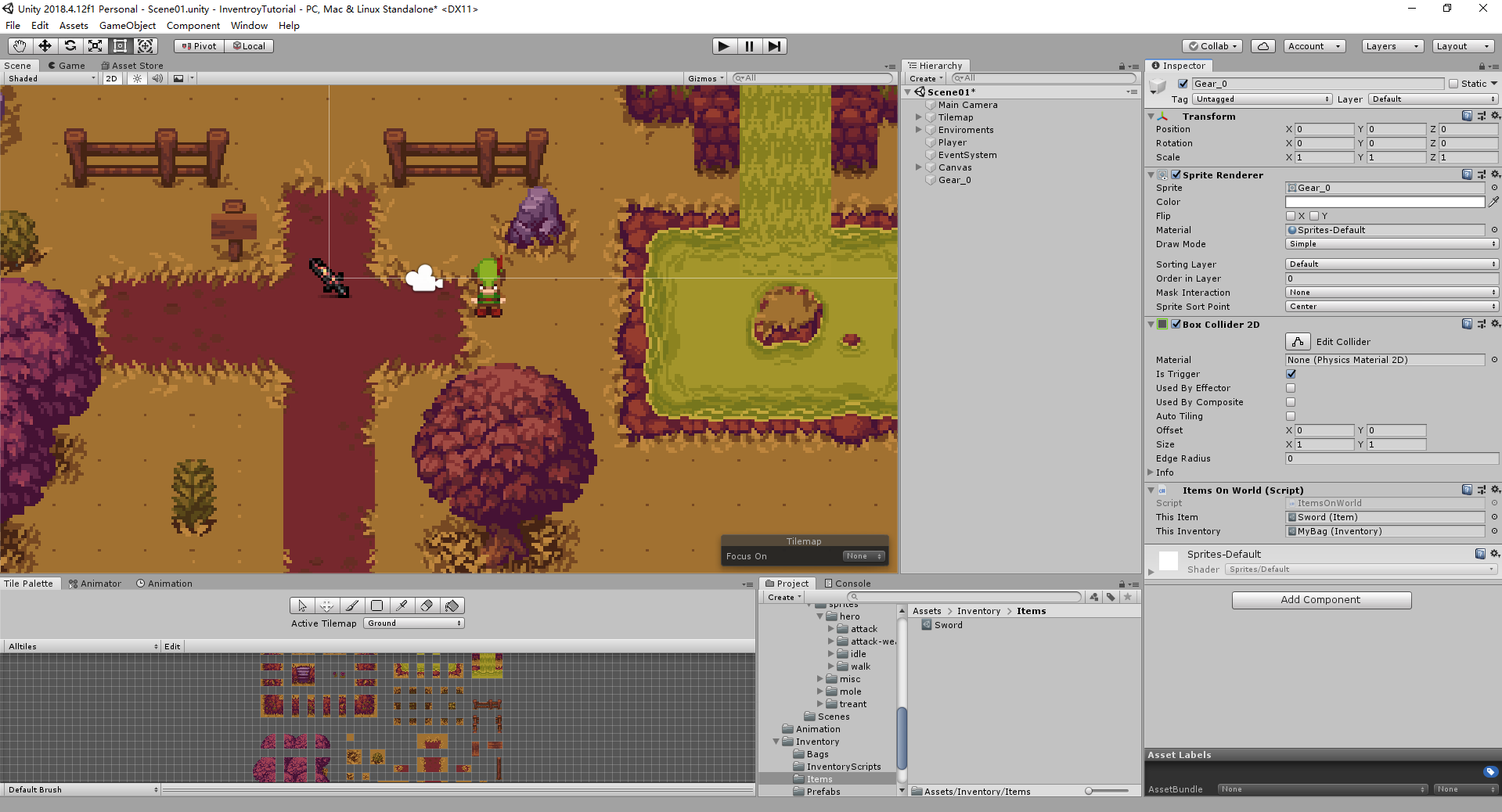 Unity2D案例学习——背包系统制作（ScriptableObject）_unity set native size按键在哪-CSDN博客