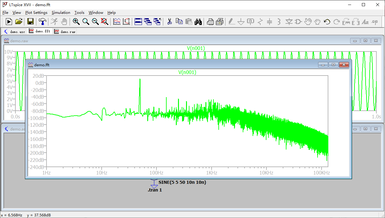 LTspice基础教程-019.FFT分析_ltspice fft-CSDN博客