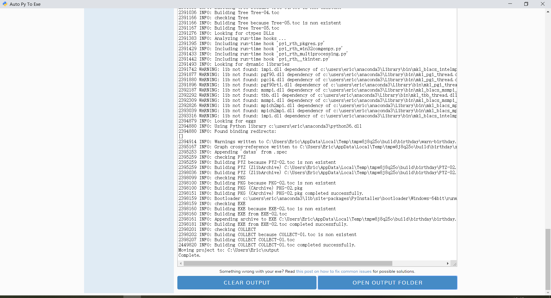 Python | 全网最简单方式把Python文件打包为exe_atuo py to exe ico不是有效文件-CSDN博客