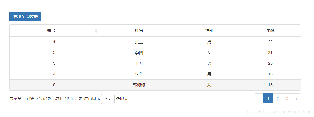 Bootstrap Table将全部数据导出为excel的方法bootstraptable导出excel Csdn博客