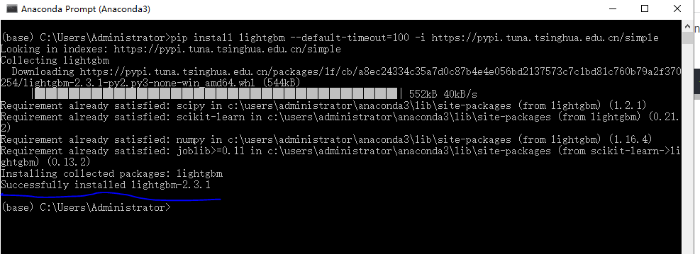 Python模块安装问题：no Matching Distribution Found For Lightgbm Csdn博客 