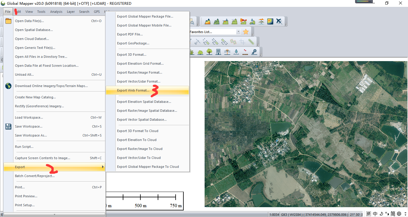 Glboal Mapper 20 合并多个tiff文件并转换成OSM Tiles【原创，转载请注明出处】_globalmapper合并tif ...
