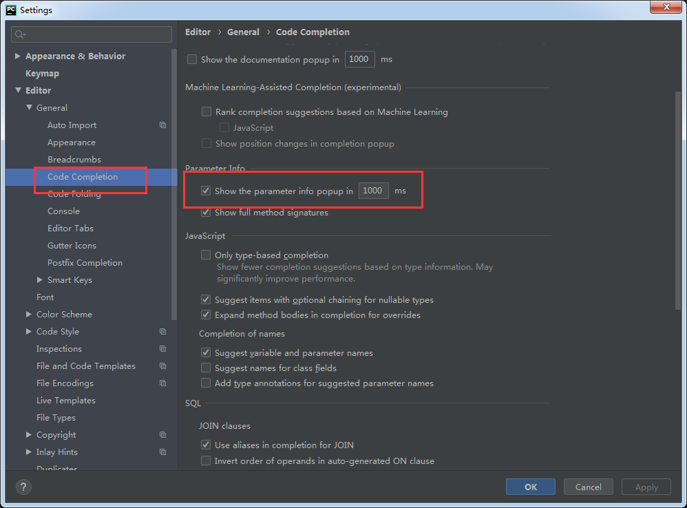 Pycharm设置提示方法或函数相关参数及返回信息_pycharm方法提示内容-CSDN博客