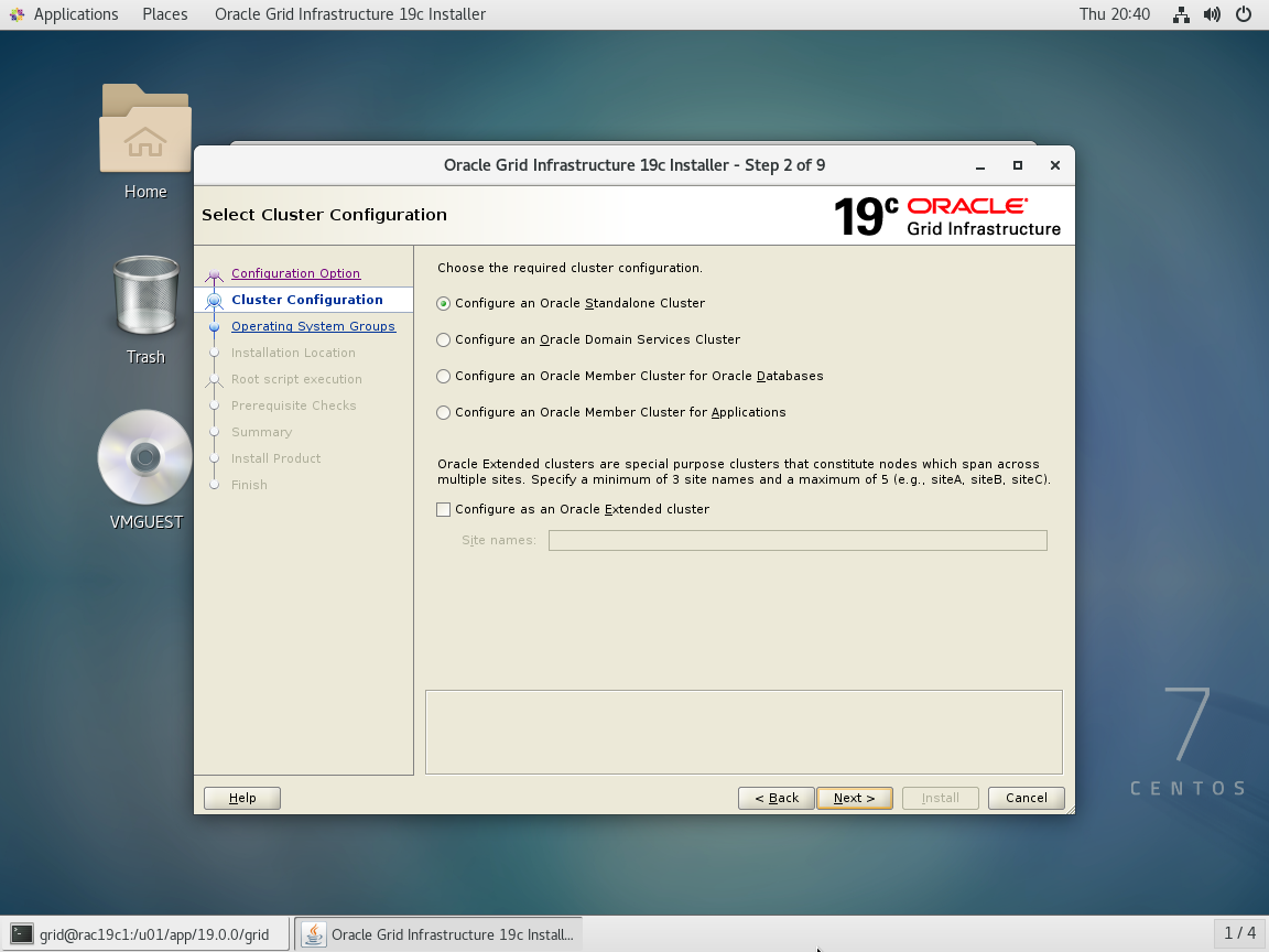 Oracle19c RAC for Centos7.6安装手册_oracle 19c rac for centos7.6 安装手册-CSDN博客