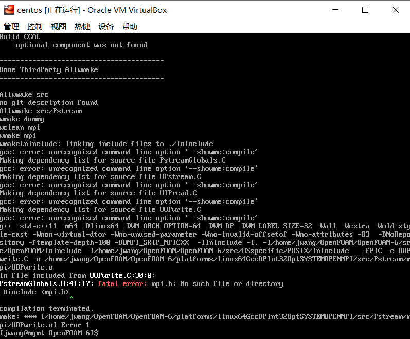 集群系统centos7上OpenFOAM6的安装_centos openfoam-CSDN博客