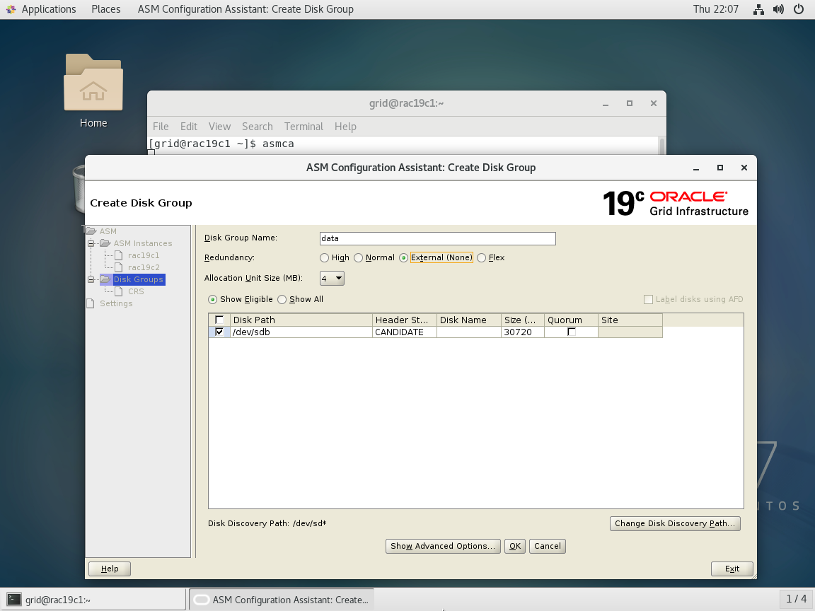 Oracle19c RAC for Centos7.6安装手册_oracle 19c rac for centos7.6 安装手册-CSDN博客
