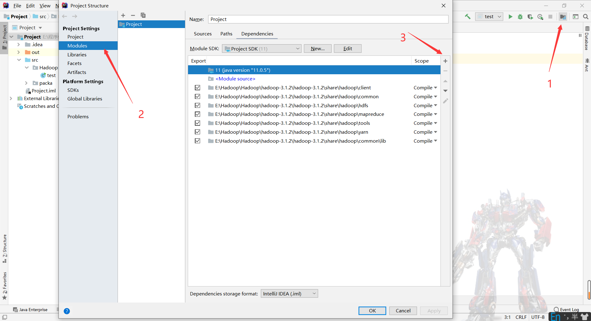 IDEA配置hadoop依赖jar包（非Maven）-CSDN博客