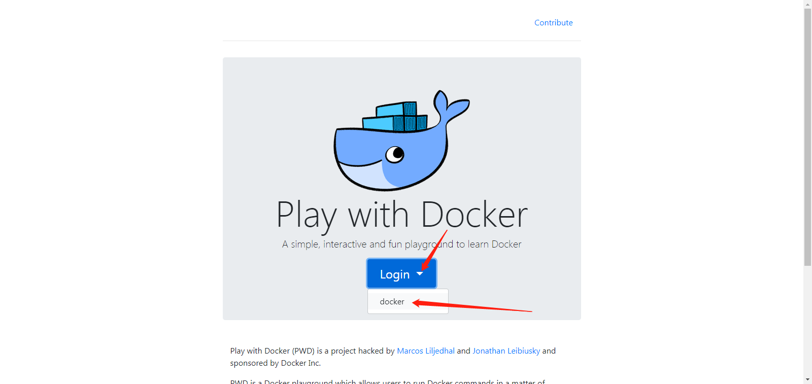 Docker Playground的使用（2020实操图解）-CSDN博客