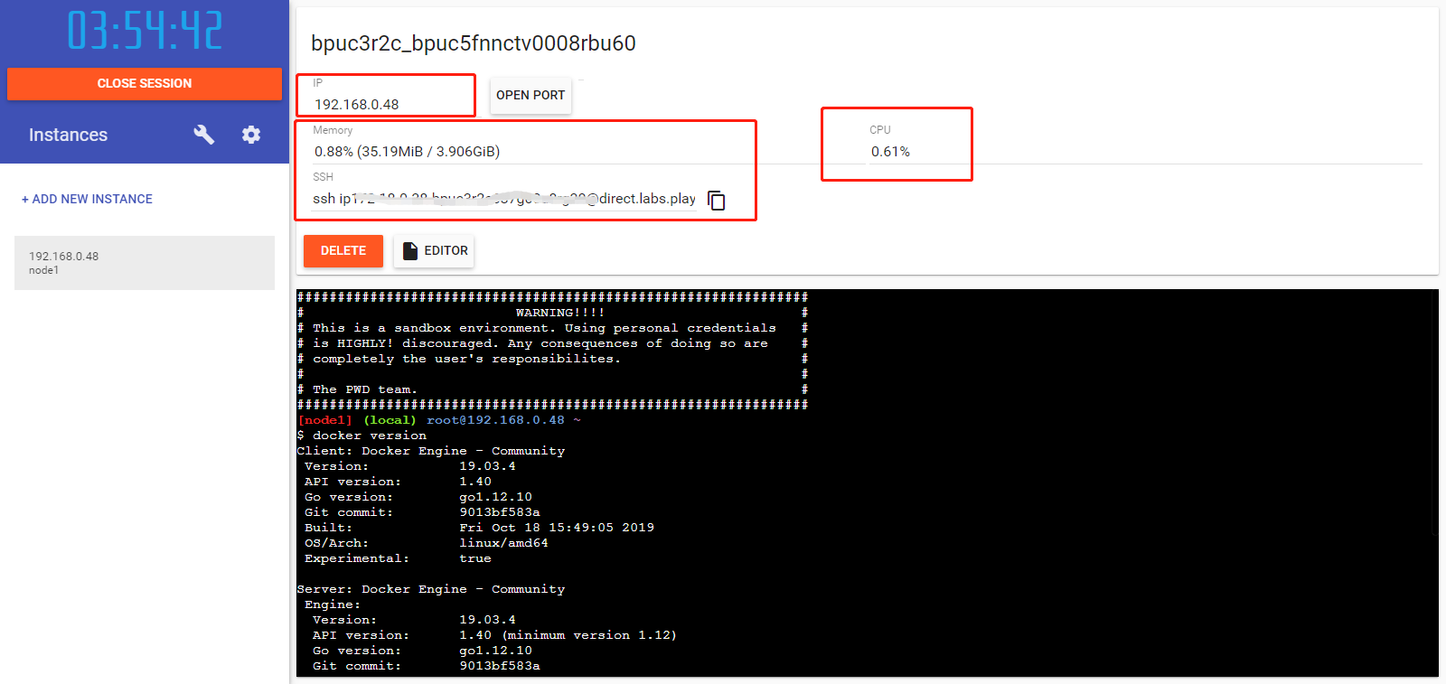 Docker Playground的使用（2020实操图解）-CSDN博客