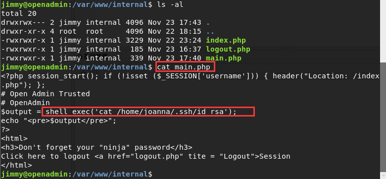 [网络安全自学篇] 六十三.hack the box渗透之OpenAdmin题目及蚁剑管理员提权（四）_shell_杨秀璋的专栏-CSDN博客