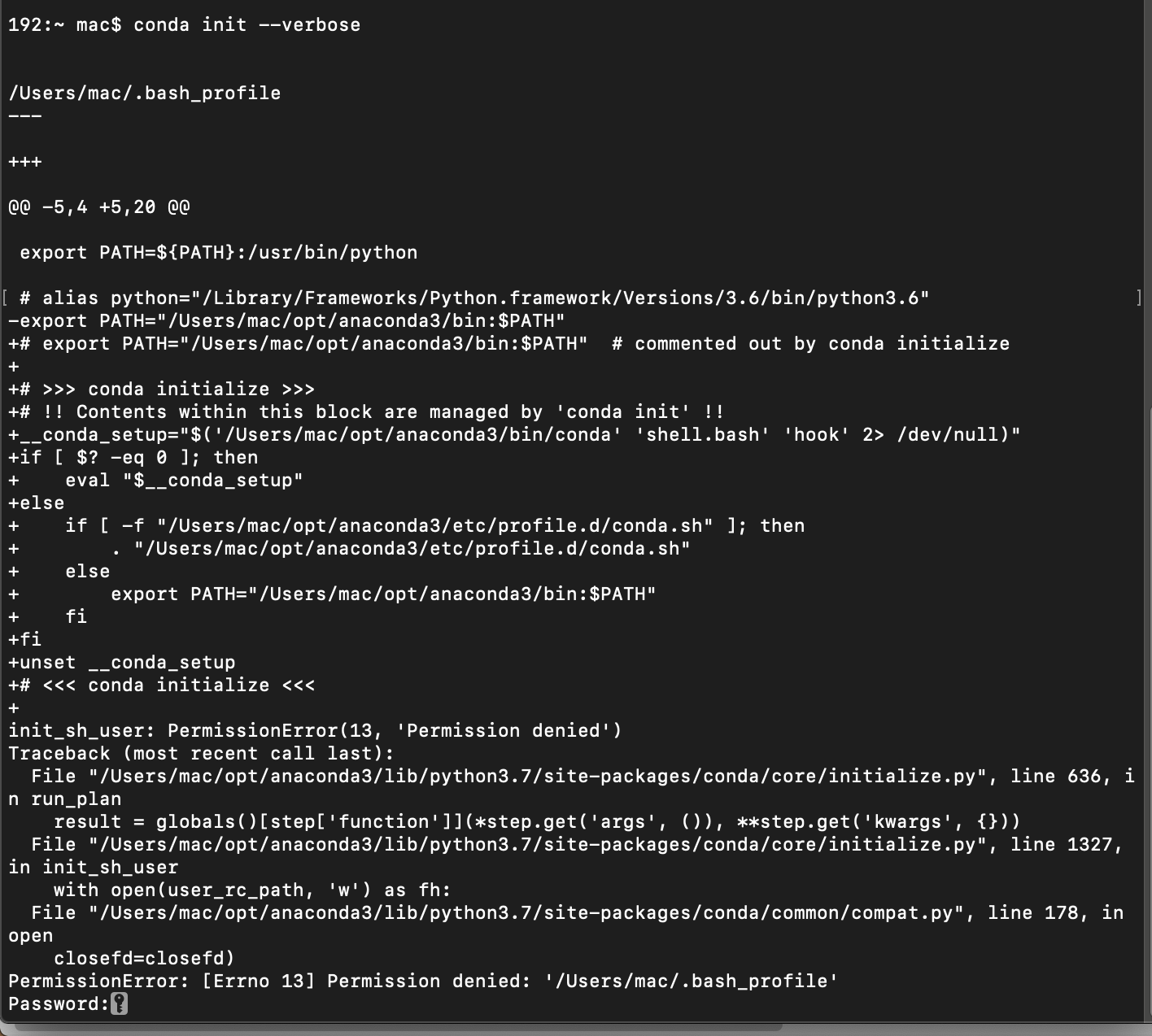 anaconda 虚拟环境管理 for mac_conda init 有什么用-CSDN博客