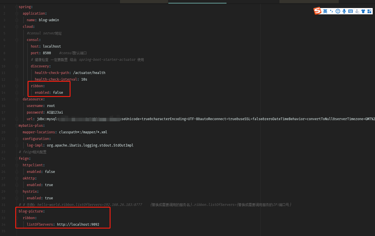 consul+feign调用报错Caused by: com.netflix.client.ClientException: Load balancer does not have ...