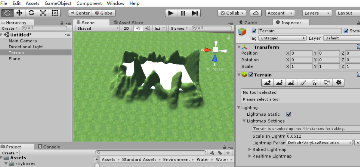 unity软件操作——创建湖面水体_unity制作湖泊_极客飞人的博客-CSDN博客