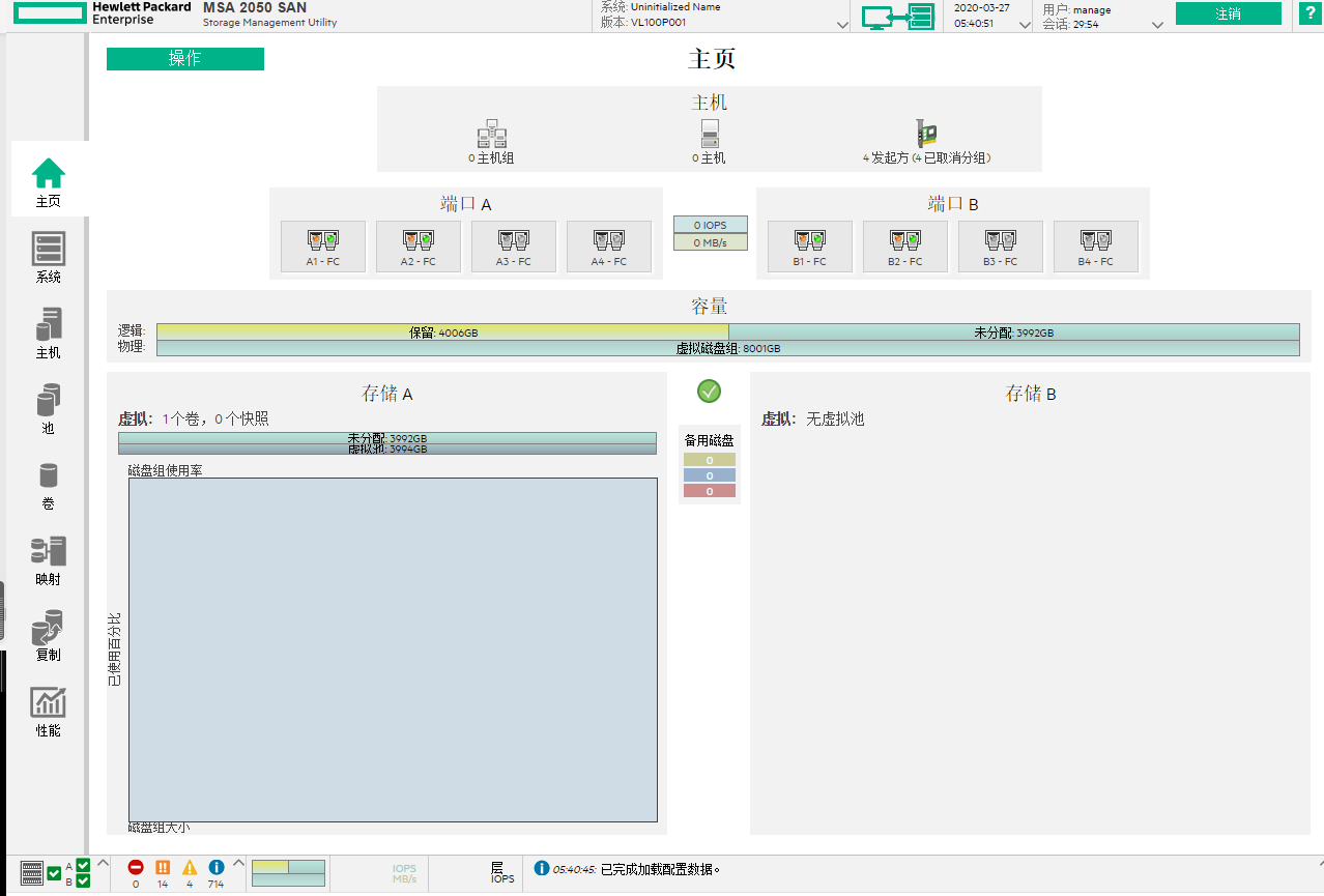 HP MSA 2050磁盘阵列配置步骤_hp磁盘阵列管理口-CSDN博客