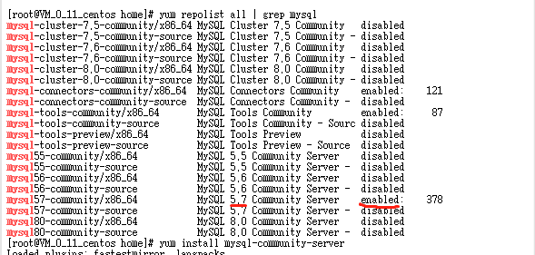 Linux yum安装指定版本的MySQL（如MySQL5.7）_yum 安装指定版本-CSDN博客